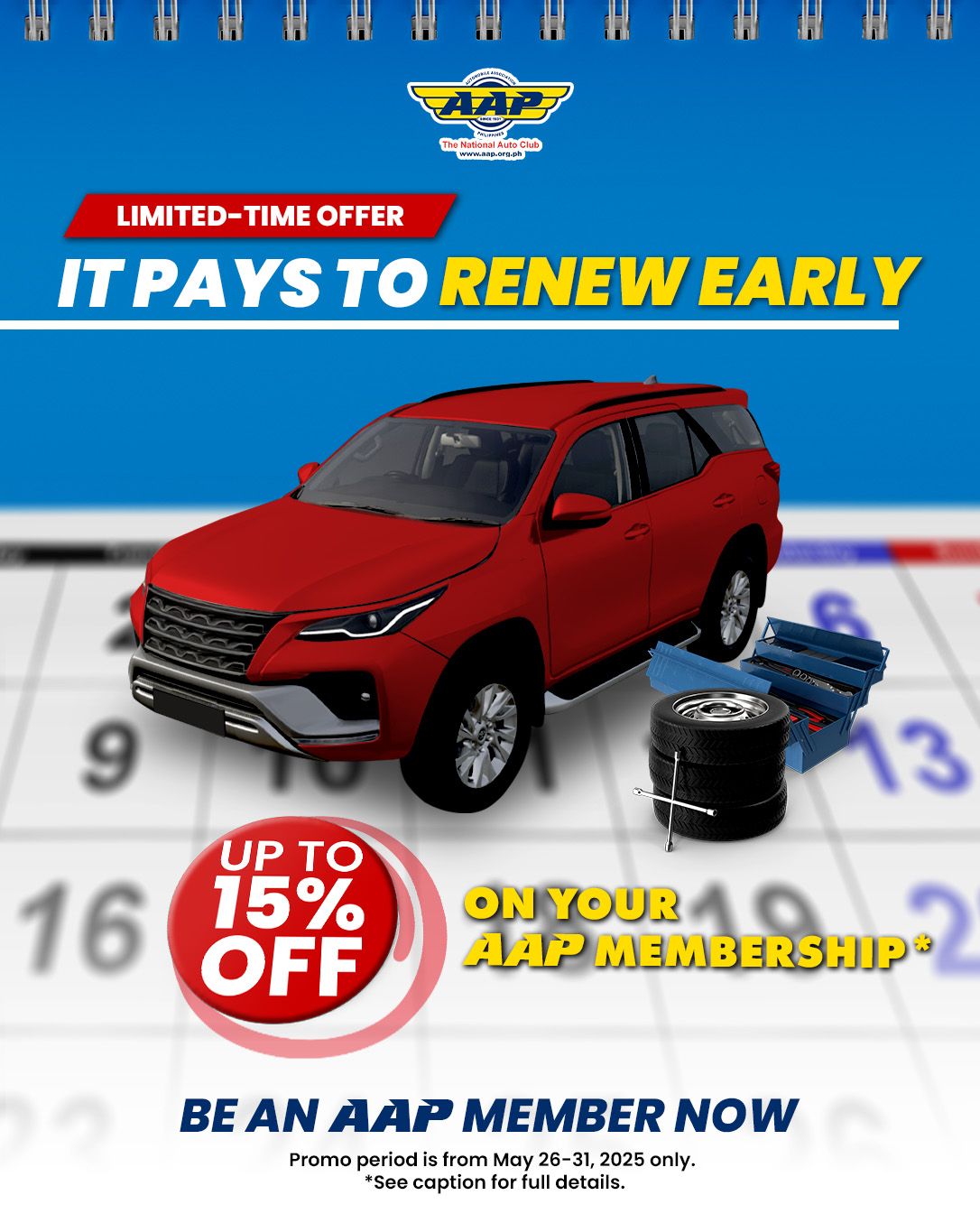 IT PAYS TO RENEW EARLY!